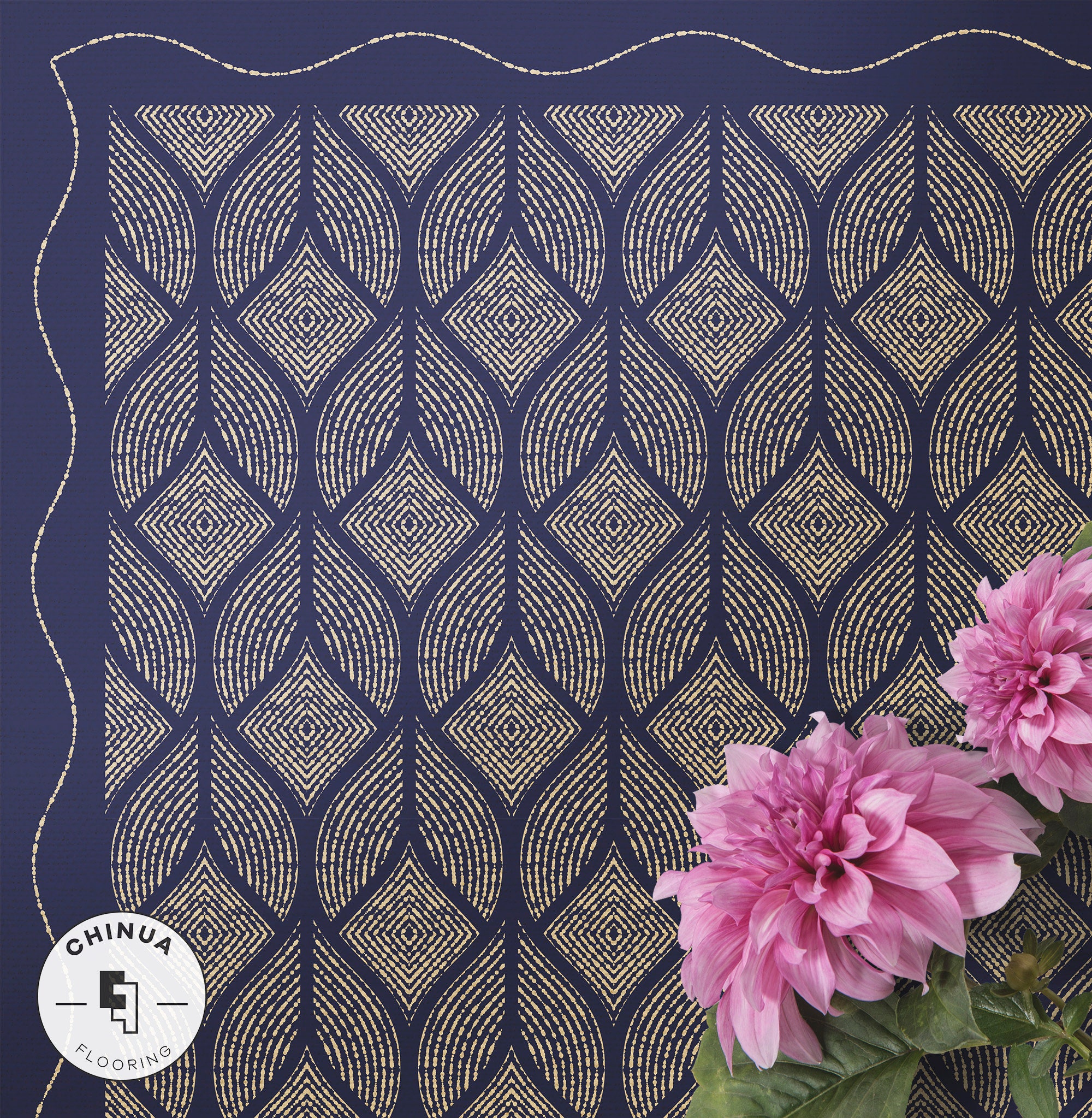 Golden Tikka Vinyl PVC Mat PVC Mat Spanish Decor Boho Mat | Etsy