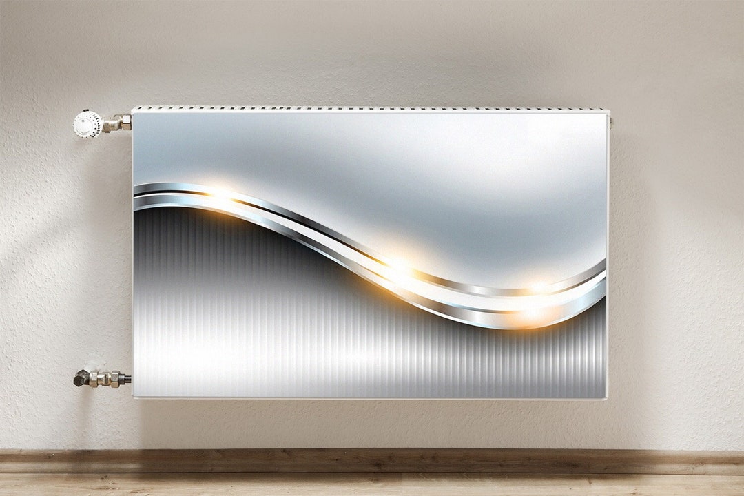 Radiator Cover for Home, Silver Wave Magnetic Mats Gray Magnet Mat ...