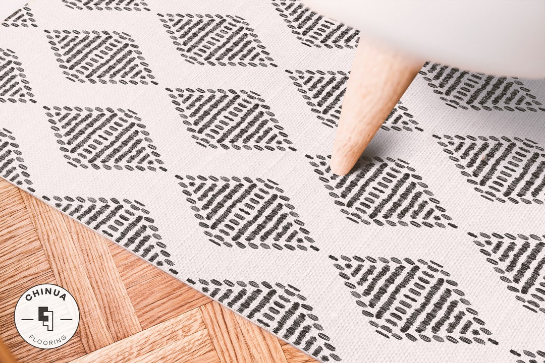 Boulder Dash Vinyl PVC Mat, Linoleum Rug, Living Room Rug, Minimalistic ...