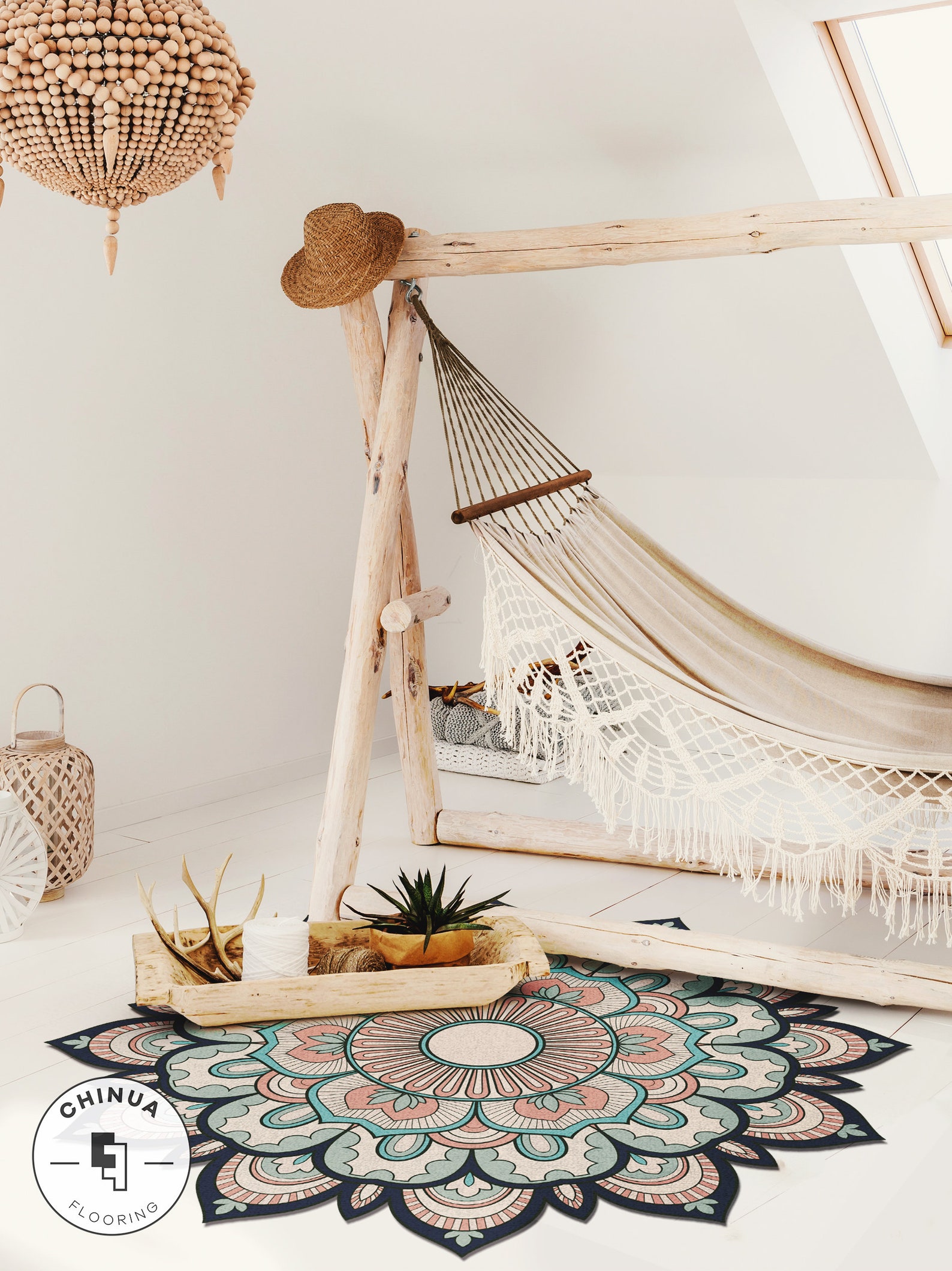 Sharp Roses #7M Vinyl Floor Mat, Vinyl Rug, Vinyl Mat, Ethnic, Black ...