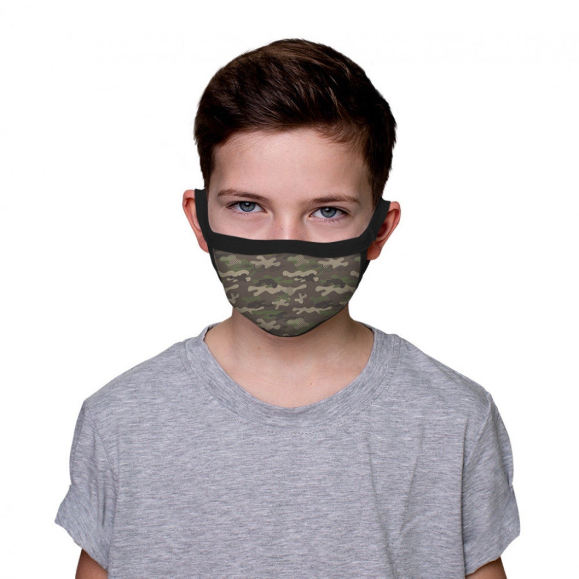 Camouflage Style Face Mask Camo Fashion Mask Reusable | Etsy