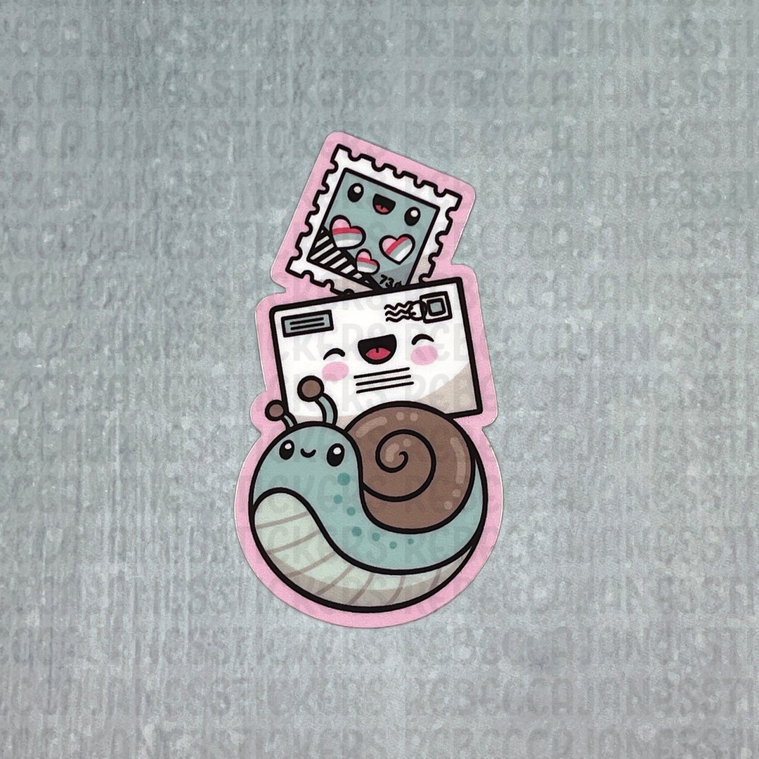 Snail Mail Vinyl Sticker - Etsy