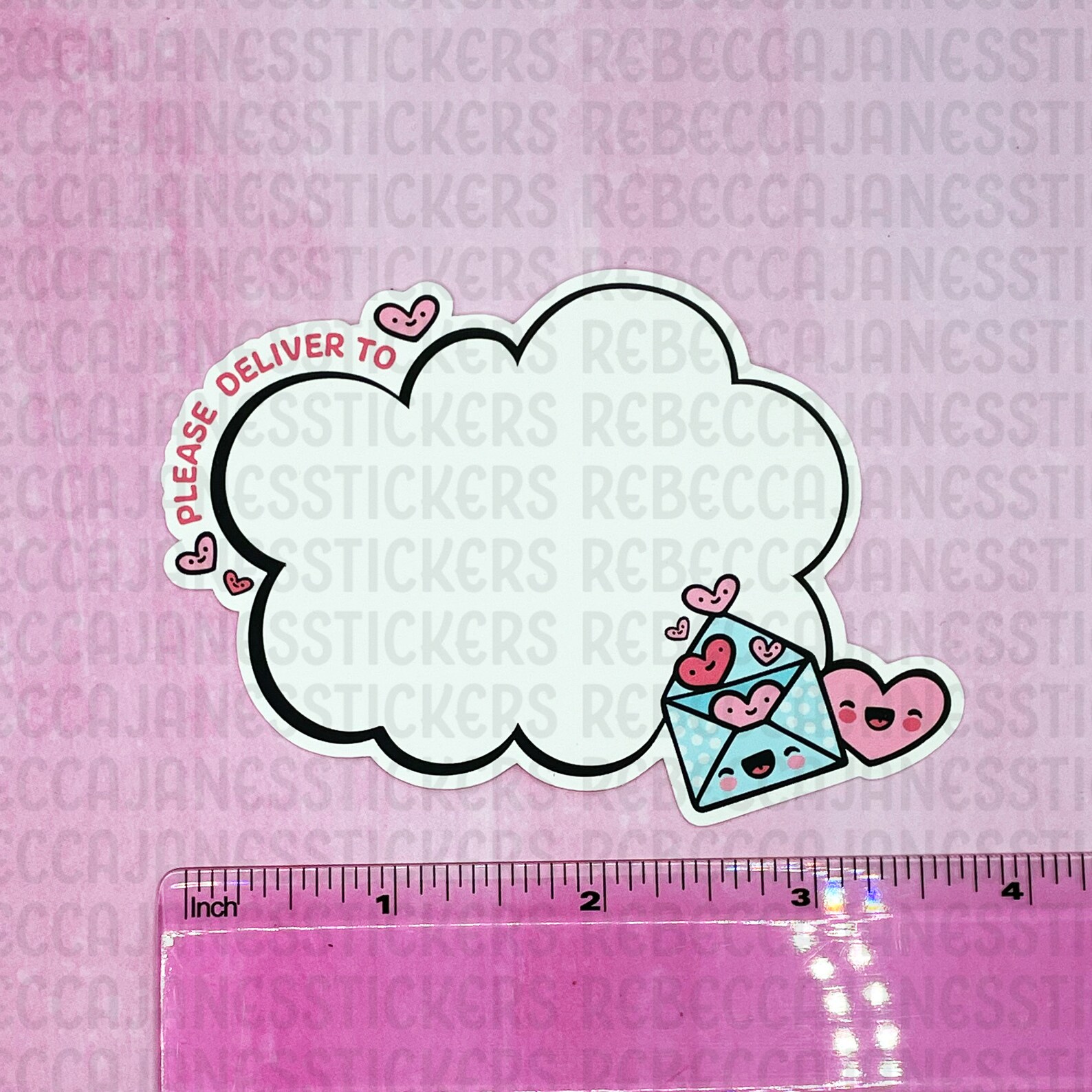 Cute Hearts Please Deliver to Labels - Etsy