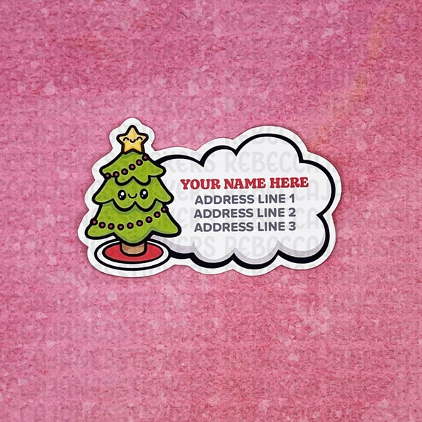 Christmas Tree Label - Etsy