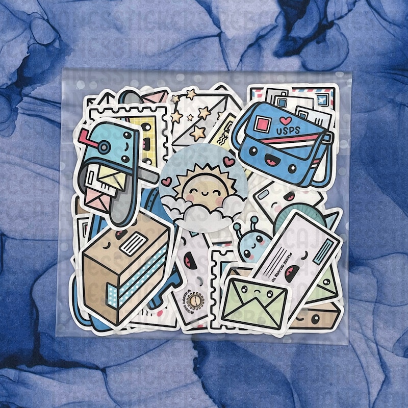 Snail Mail Sticker Pack - Etsy