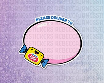 Cute Animal PDT Labels, Please Deliver to Label Stickers, PDT Address ...