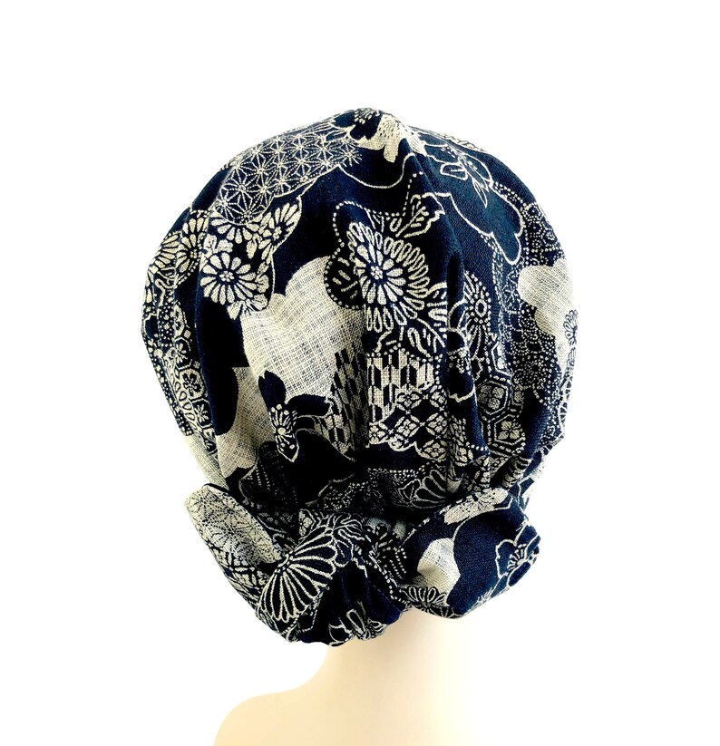 Clouds and Flowers Woven Japanese Print Scrub Caps for Women - Etsy
