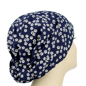 Seigaiha Wave Woven Japanese Print Scrub Caps for Women Indigo Surgical ...