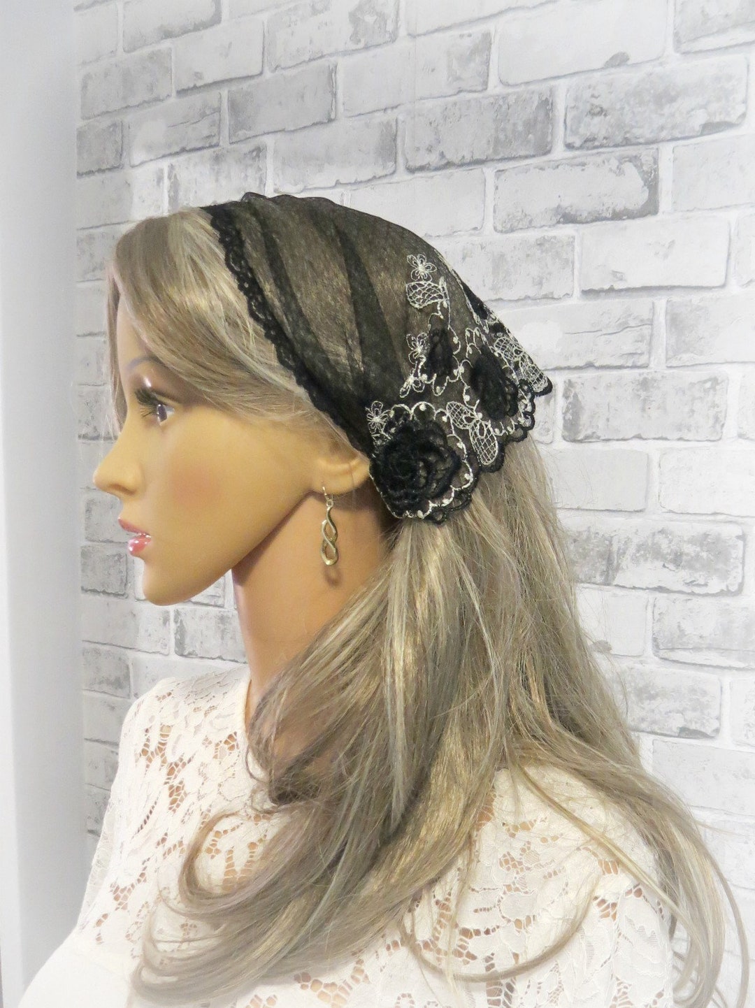 CHAPEL HEAD WRAP - Snood, Prayer Headcover, Church Headcover, Praying ...