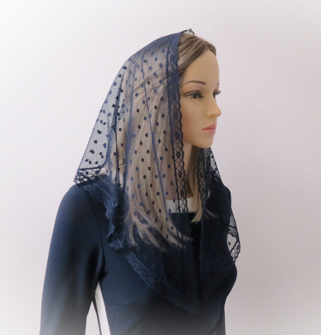 CHAPEL VEIL - Church Head Covering, Mantilla Chapel Praying Veil ...