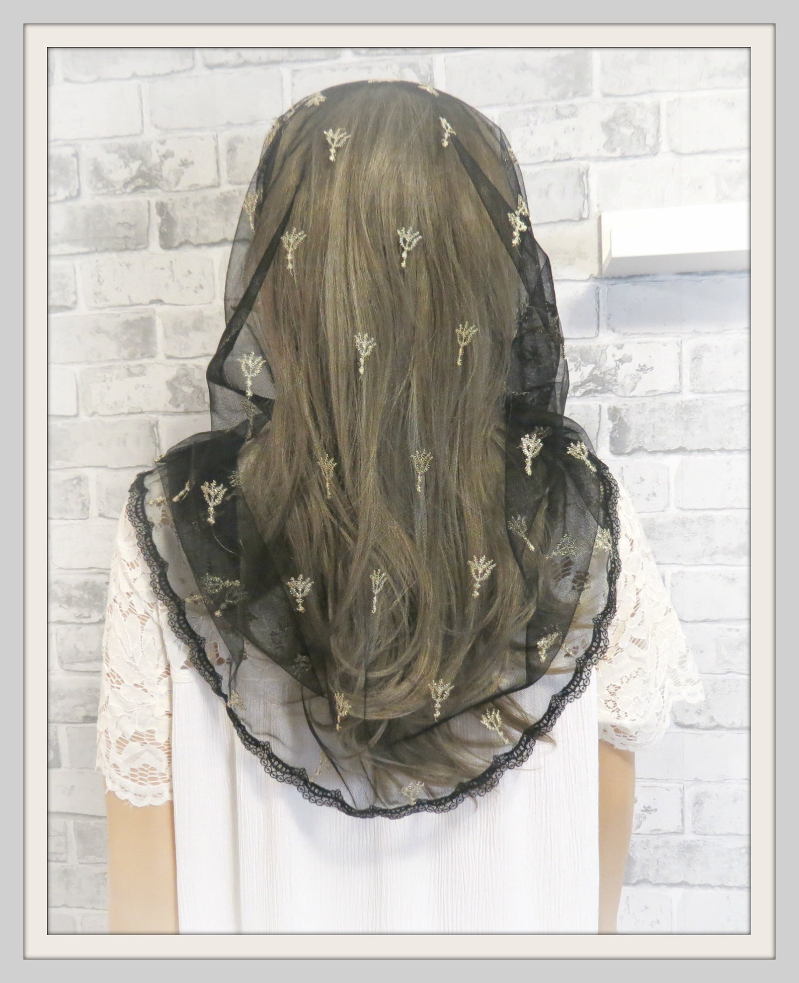 CHAPEL MANTILLA Beautiful Traditional Vintage Inspired French Lace ...