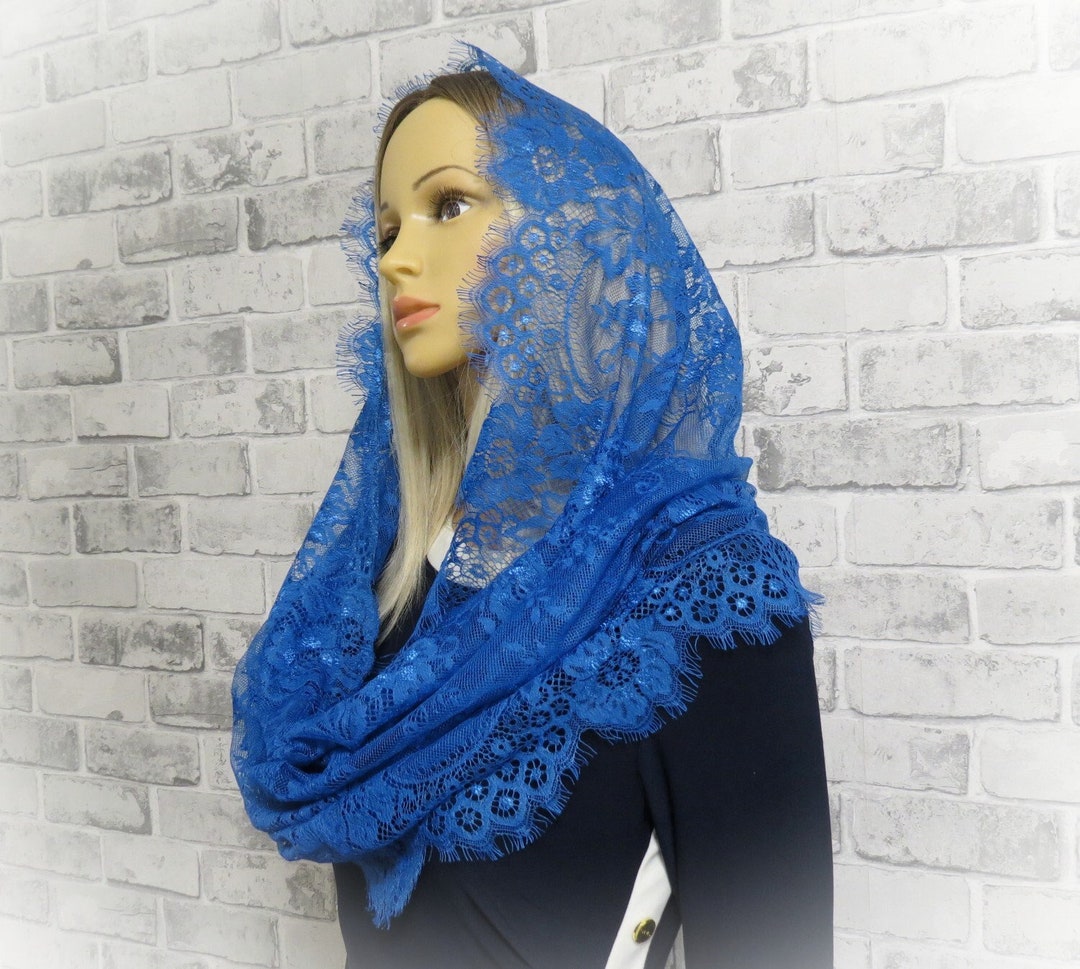 CHAPEL MANTILLA, Beautiful Traditional Vintage Inspired French Lace ...