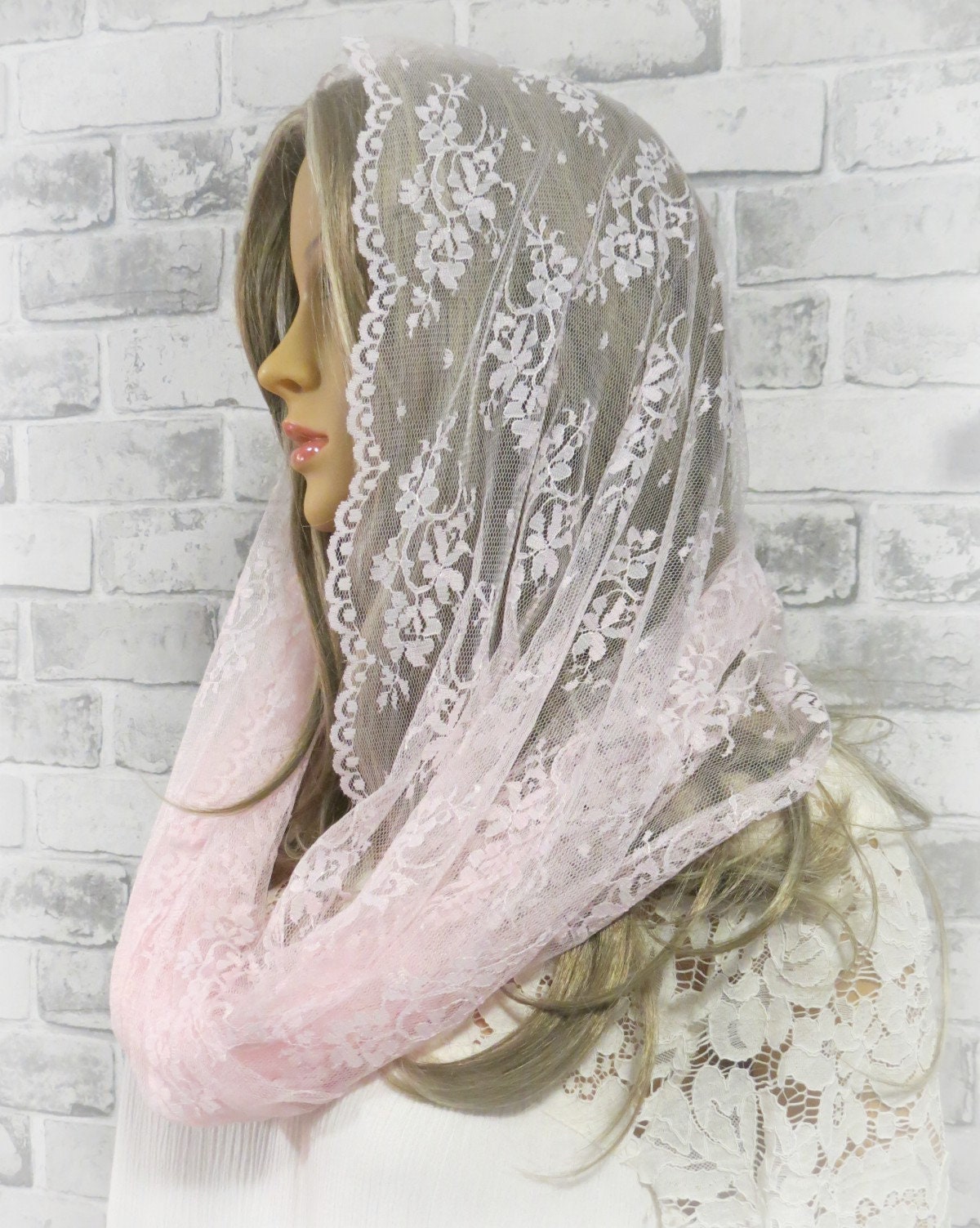 CHAPEL MANTILLA Beautiful Traditional Vintage Inspired French - Etsy