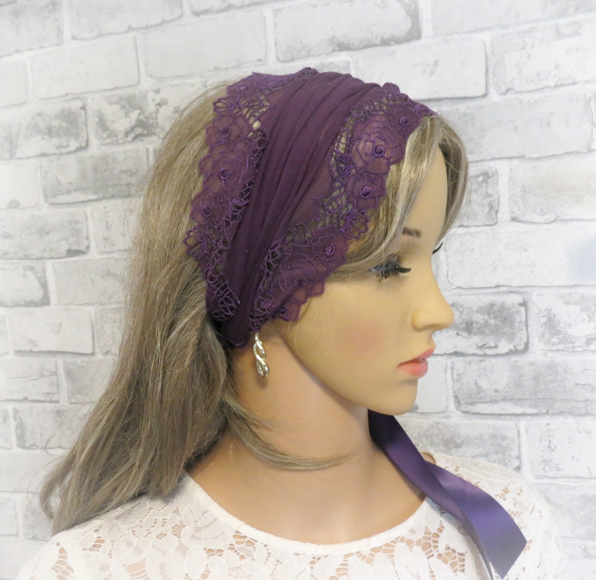 CHAPEL HEAD WRAP Snood Prayer Headcover Church Headcover - Etsy