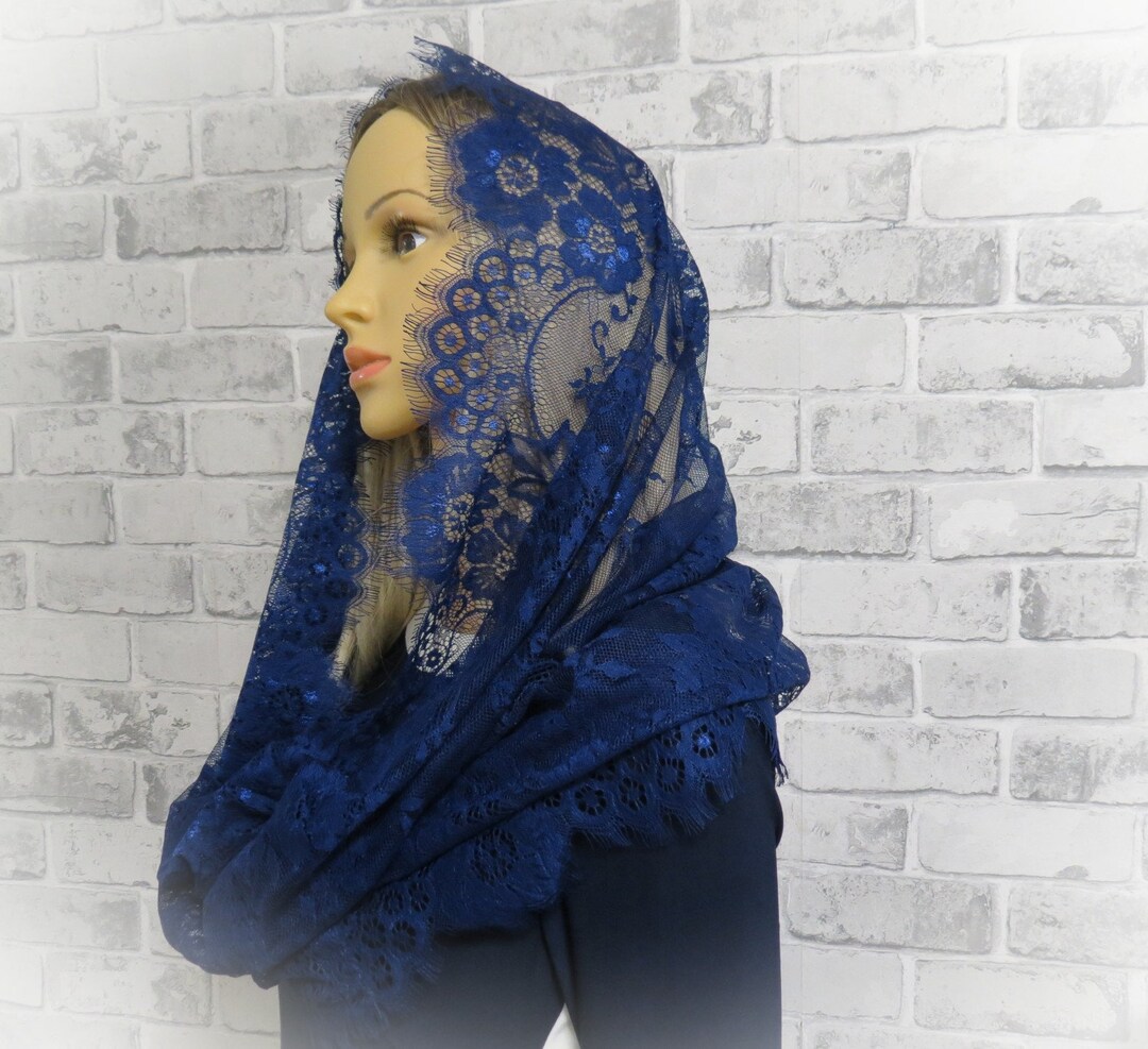 CHAPEL MANTILLA, Beautiful Traditional Vintage Inspired French Lace ...