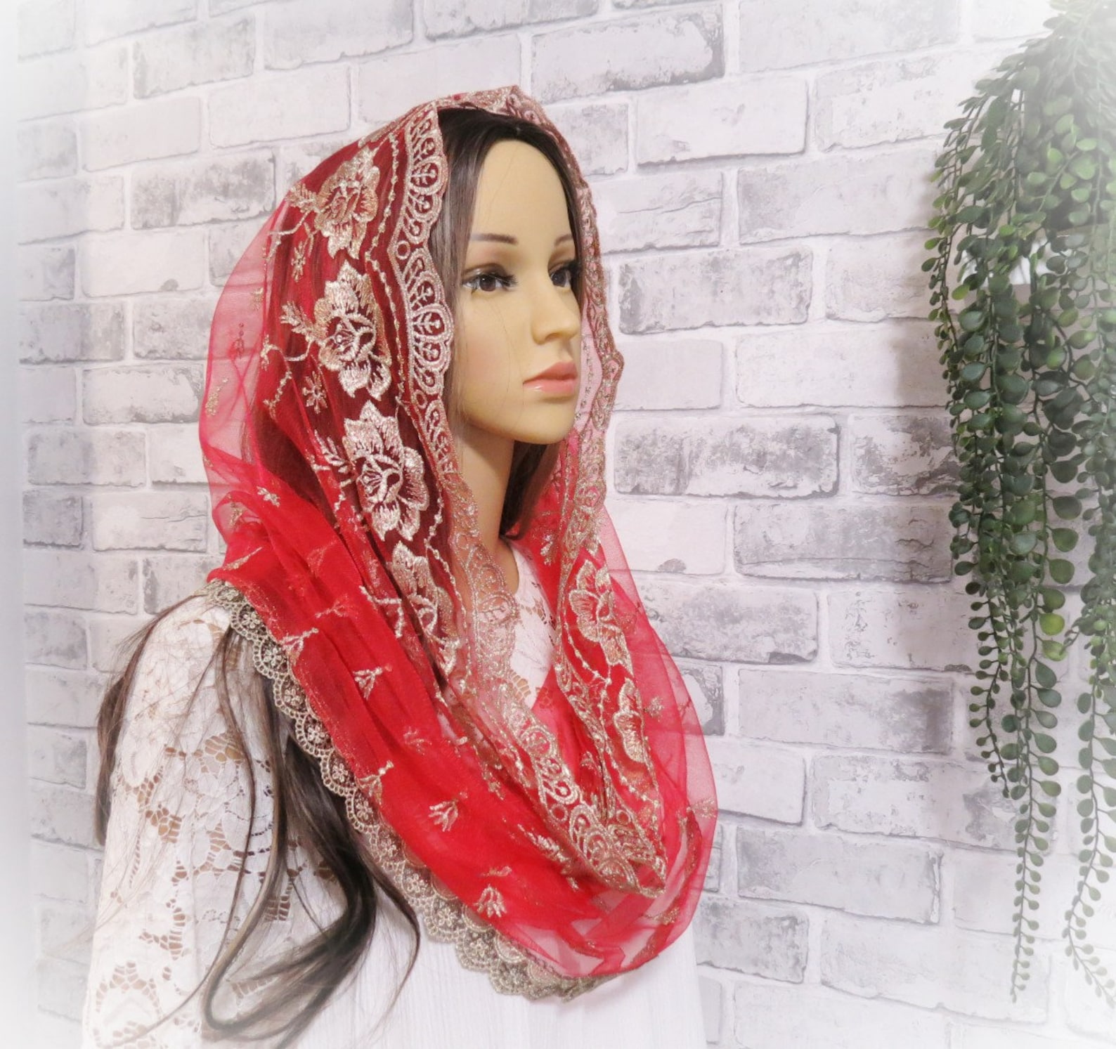 CHAPEL MANTILLA Beautiful Traditional Vintage Inspired French Lace ...