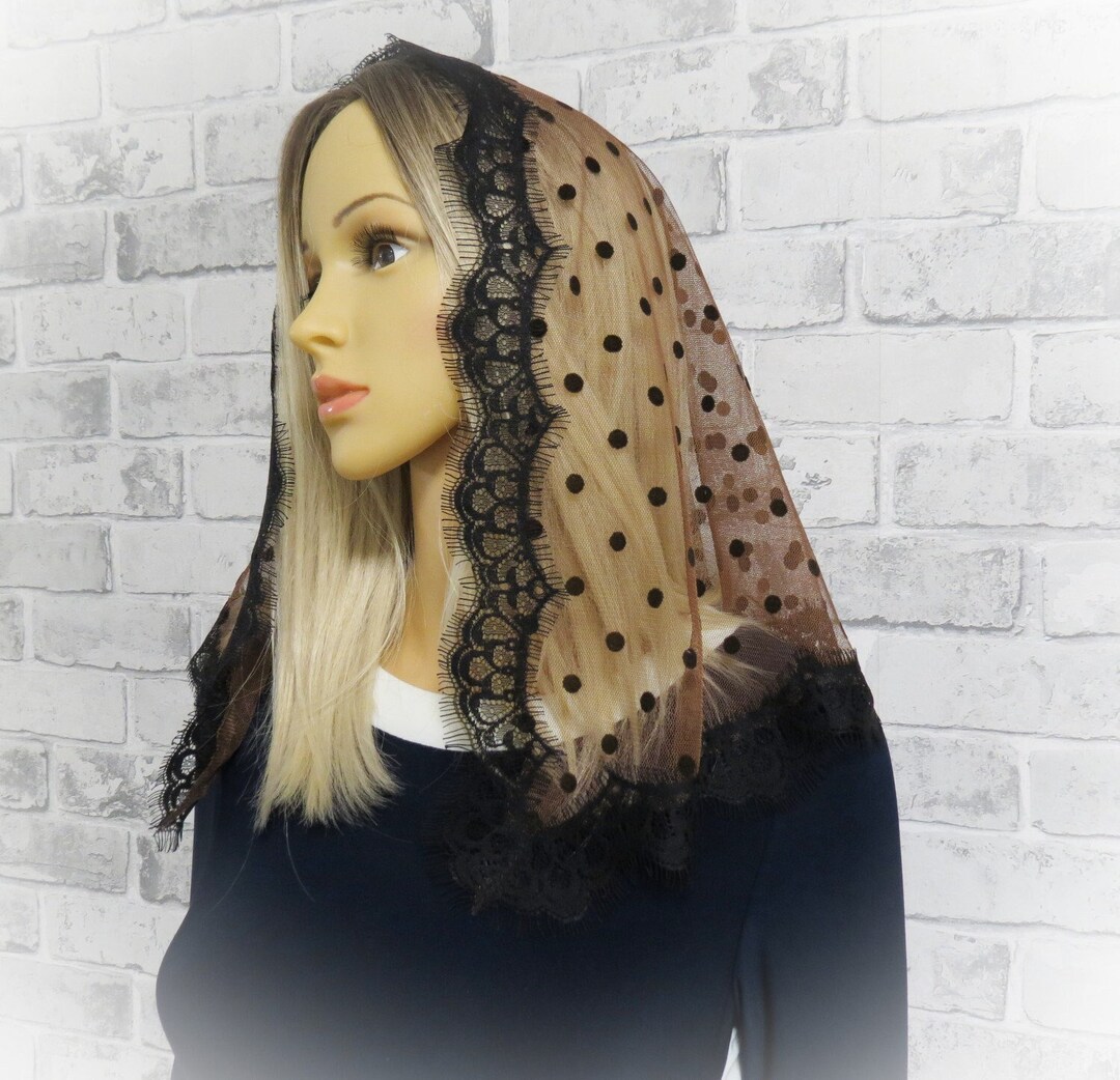 CHAPEL MANTILLA - Church Head Covering, Mantilla Chapel Praying Veil ...