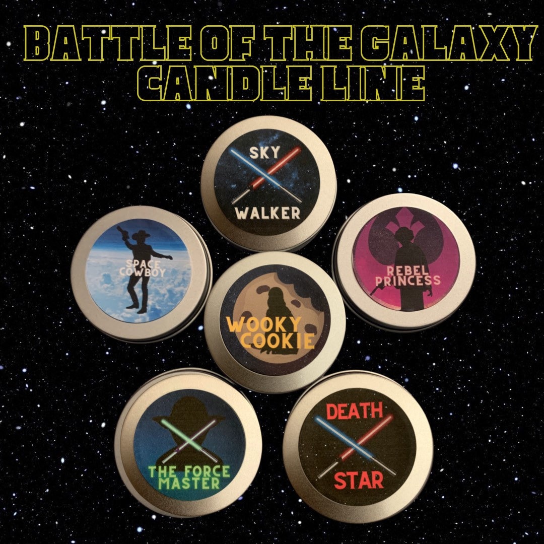 Star Wars Inspired Candle Line - All Natural Soy Wax Candles - All ...