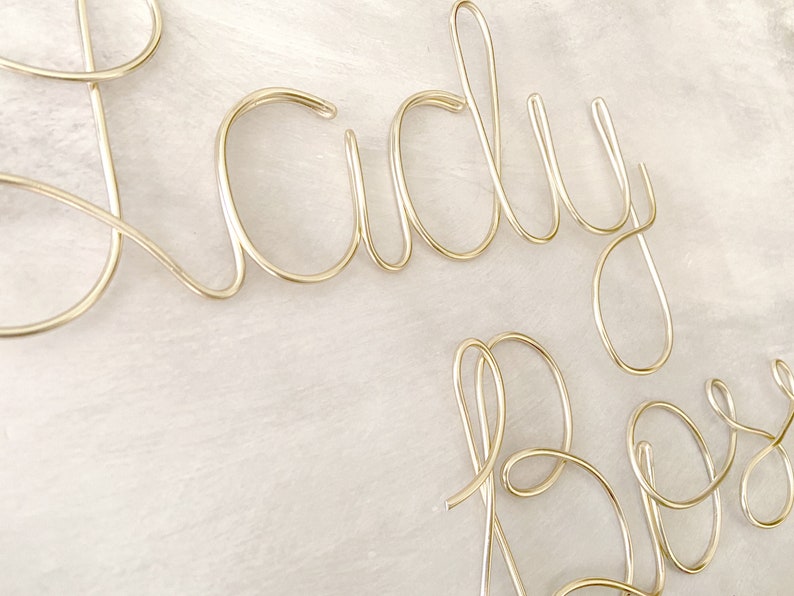 Lady Boss Sign Wire Wall Art Office Decor for Women Office - Etsy