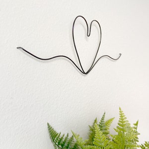 Wire Heart, Wire Heart Decor, Heart Wall Decor, Gallery Wall, Heart ...
