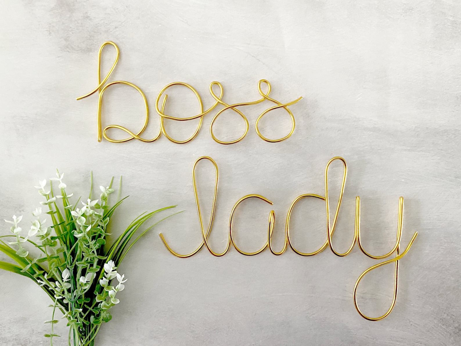 Lady Boss Sign Wire Wall Art Office Decor for Women Office - Etsy