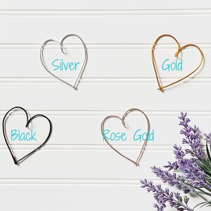 Wire Heart Wire Heart Decor Heart Wall Decor Gallery Wall | Etsy