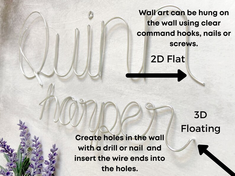 Dream Big Wire Sign Wire Word Wall Art Wire Script Art | Etsy