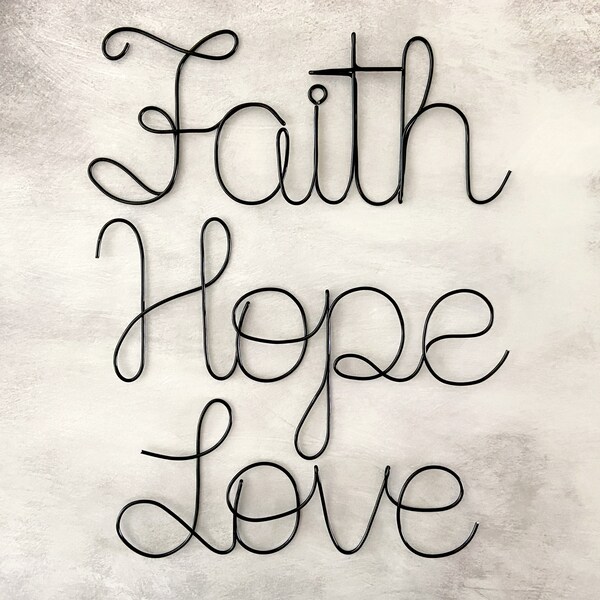 Wire Word Art - Etsy