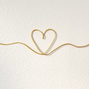Wire Heart, Wire Heart Decor, Heart Wall Decor, Gallery Wall, Heart ...