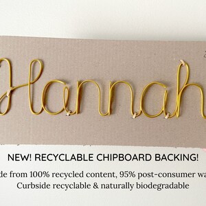 Gold Wire Name, Custom Wire Sign, Shelf Name Decor, Wired Words, Gold ...