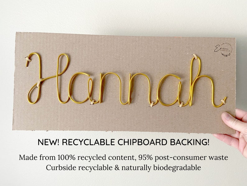 Gold Wire Name Custom Wire Sign Shelf Name Decor Wired - Etsy