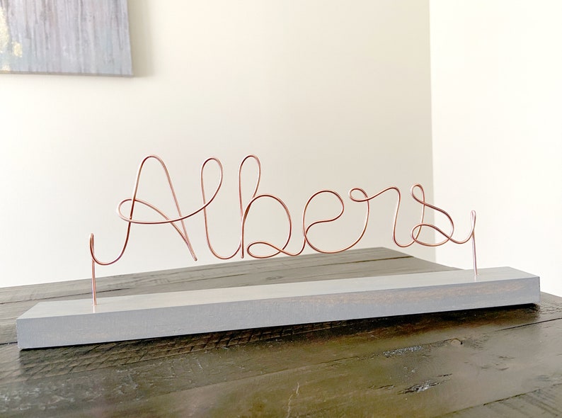 Wire Name Personalized Name Plaque Kids Name Sign Room | Etsy