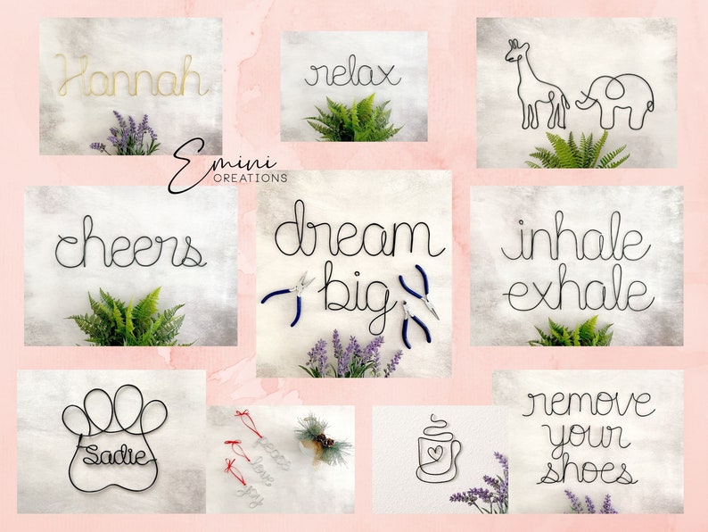 Hello Gorgeous Sign Wire Art Wall Decor Wire Signs Spa - Etsy