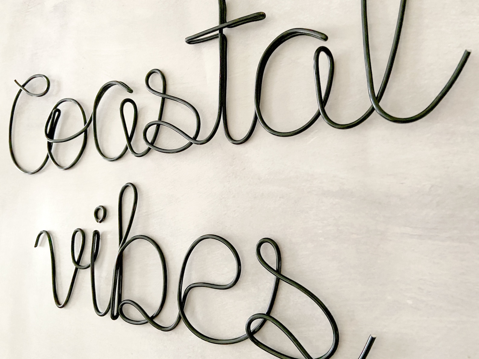 Coastal Wall Sign Wire Words Coastal Decor Beach House - Etsy