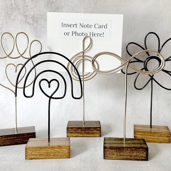 Wire Picture Holder - Etsy