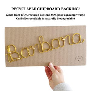 Gold Wire Name, Custom Wire Sign, Shelf Name Decor, Wired Words, Gold ...