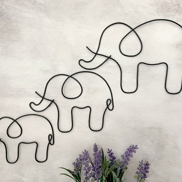 Wire Elephant - Etsy