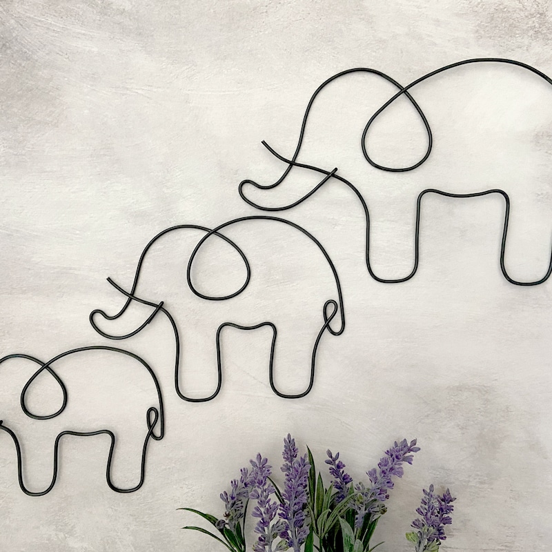 Elephant Wall Decor Nursery - Etsy