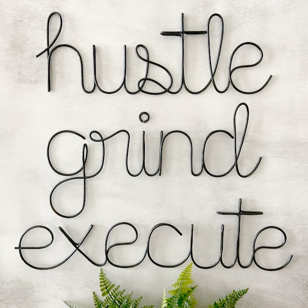 Hustle Wall Art - Etsy