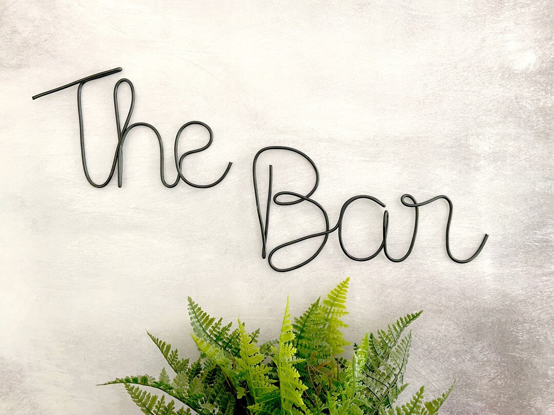 Bar Decor, Bar Cart Decor, Home Bar Decor, Alcohol Signs, Bar Decor for ...