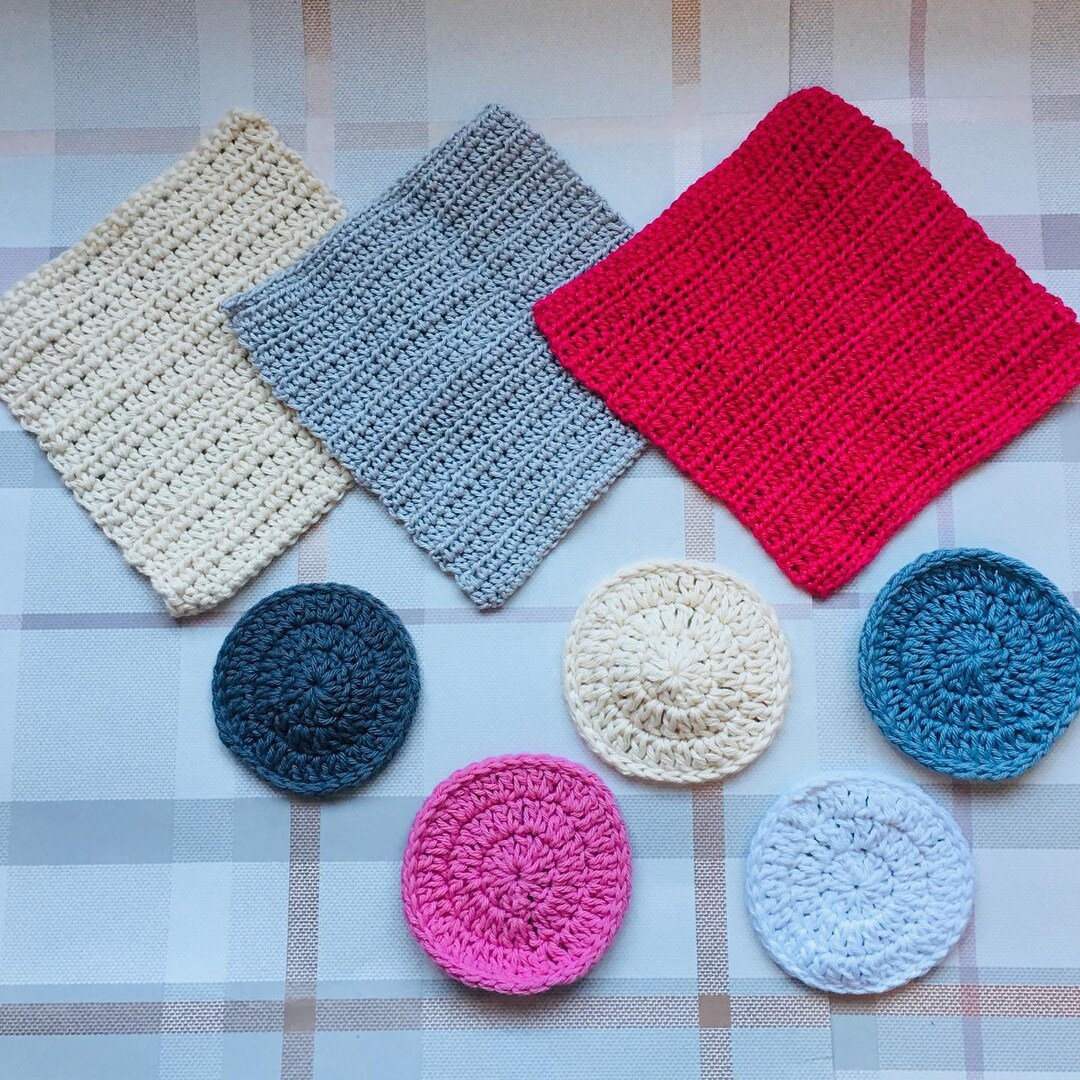 Face Scrubbies and Wash Cloth Sets - Etsy