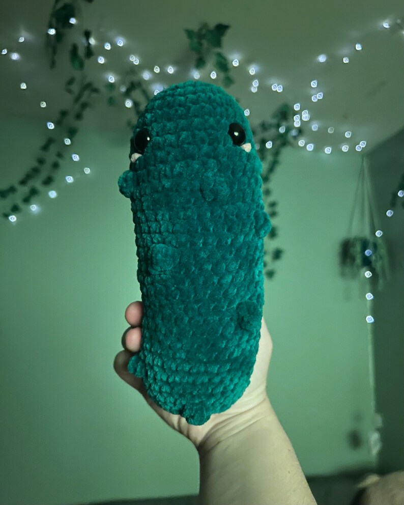 Emotional Support Pickle Super Soft Crochet Pickle Plush - Etsy