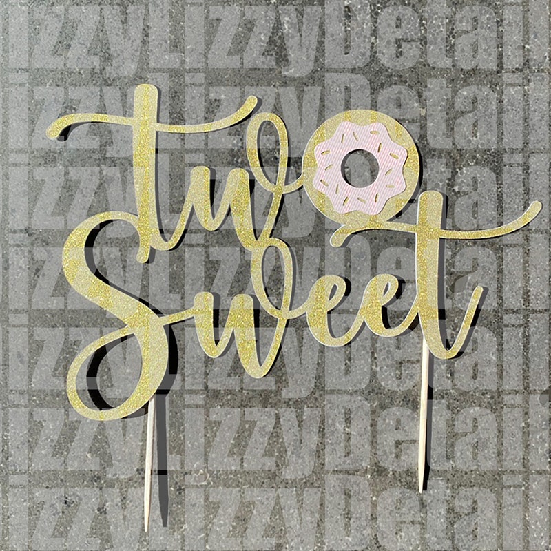 Cake Topper Svg - Etsy