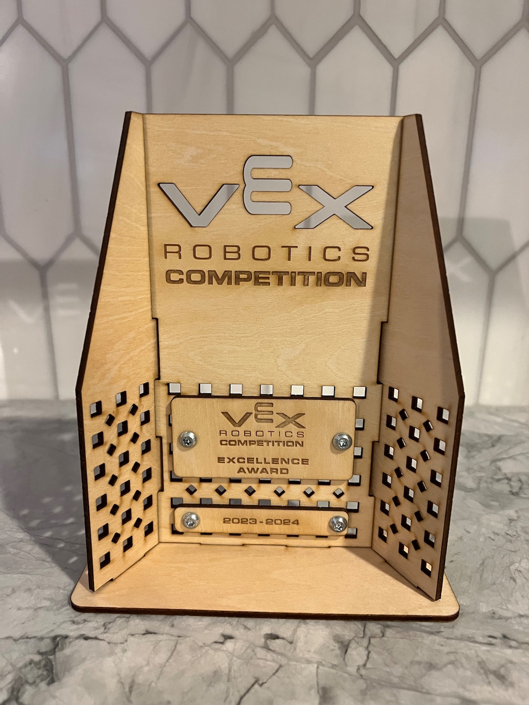 VEX Trophy SVG (digital File Only) for Laser Machine, Includes Excellence, Judges, and Design ...