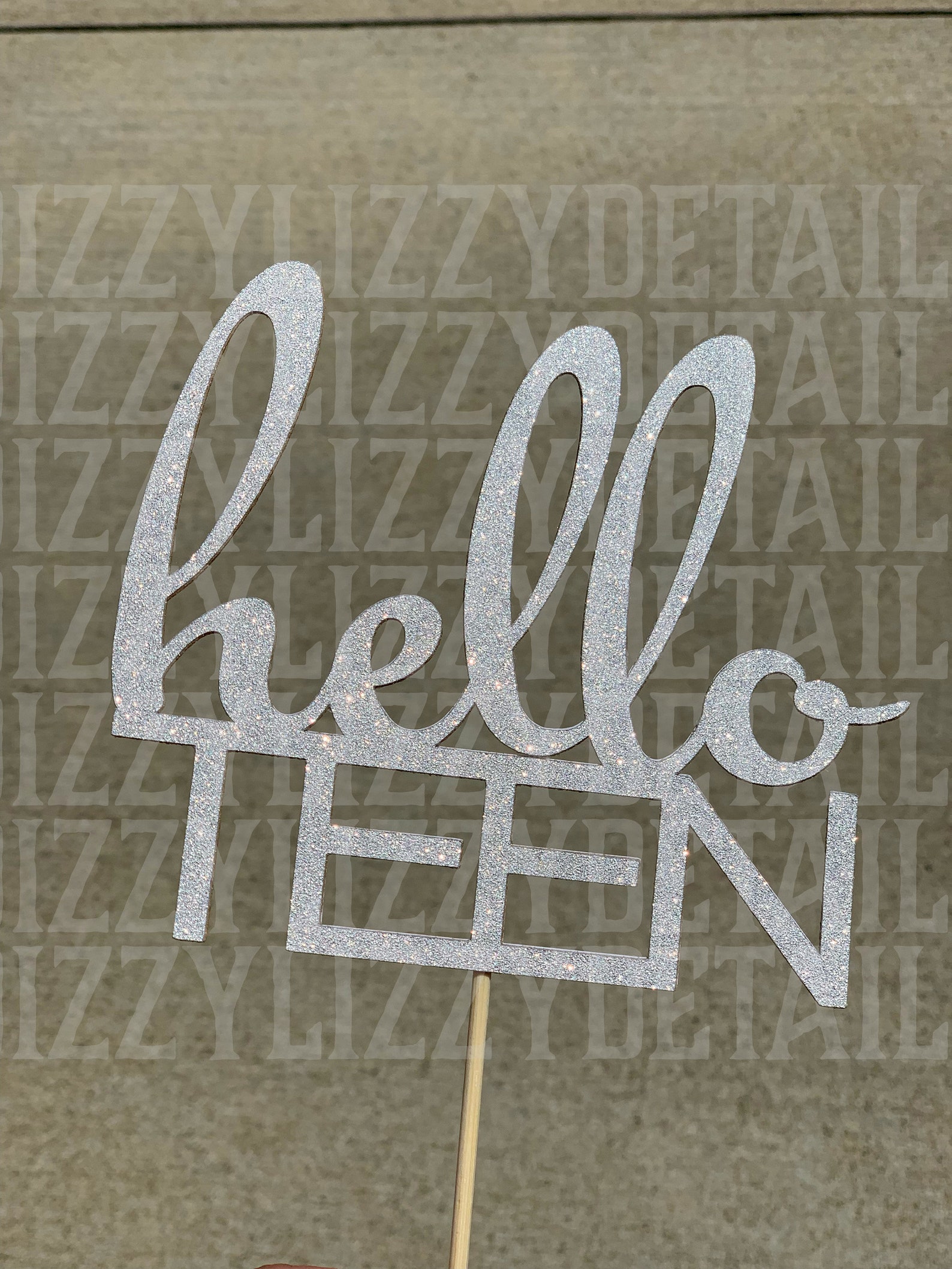 Hello Teen Cake Topper, Cut Files, Print File, SVG, PNG, JPG - Etsy