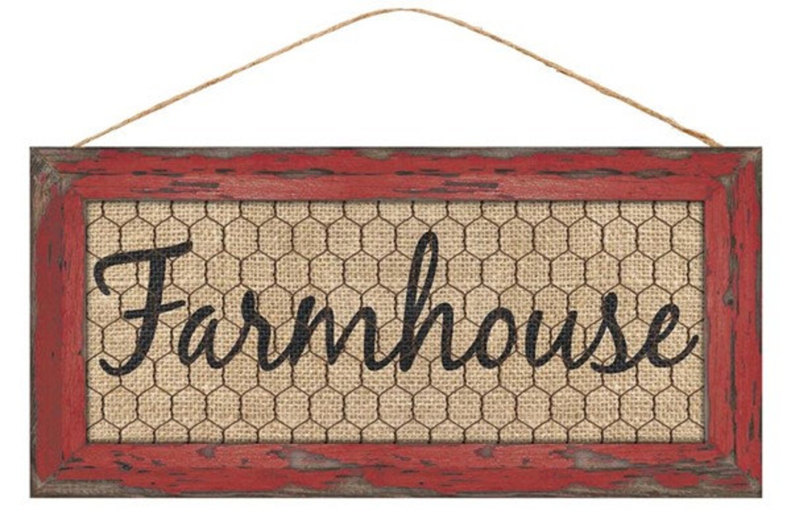Farmhouse Chicken Wire Sign, Wreath Sign, Wreath Center, Craft Supplies ...