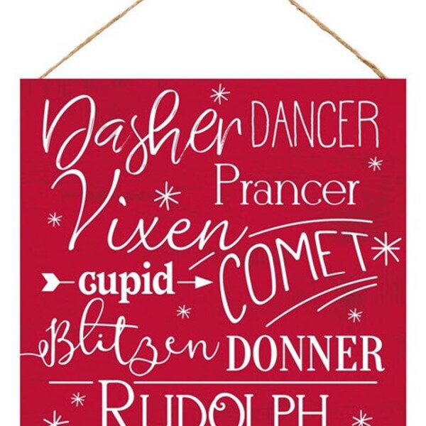 Reindeer Sign - Etsy