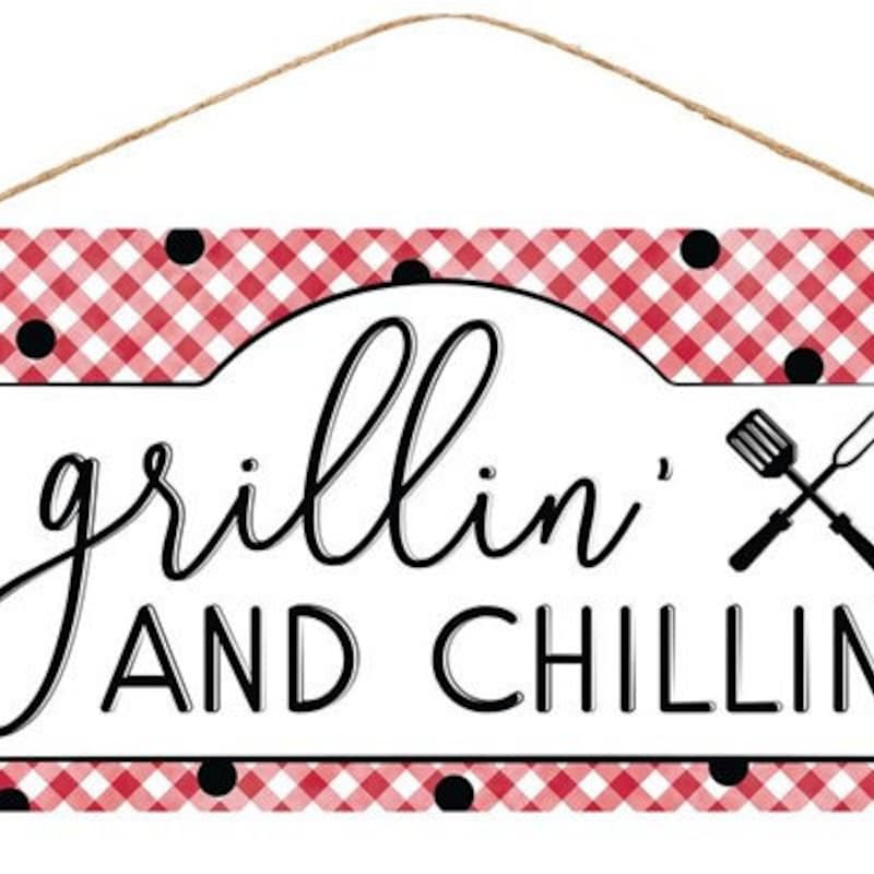 Grillin and Chillin Sign - Etsy