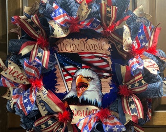 American Eagle Wreath - Etsy