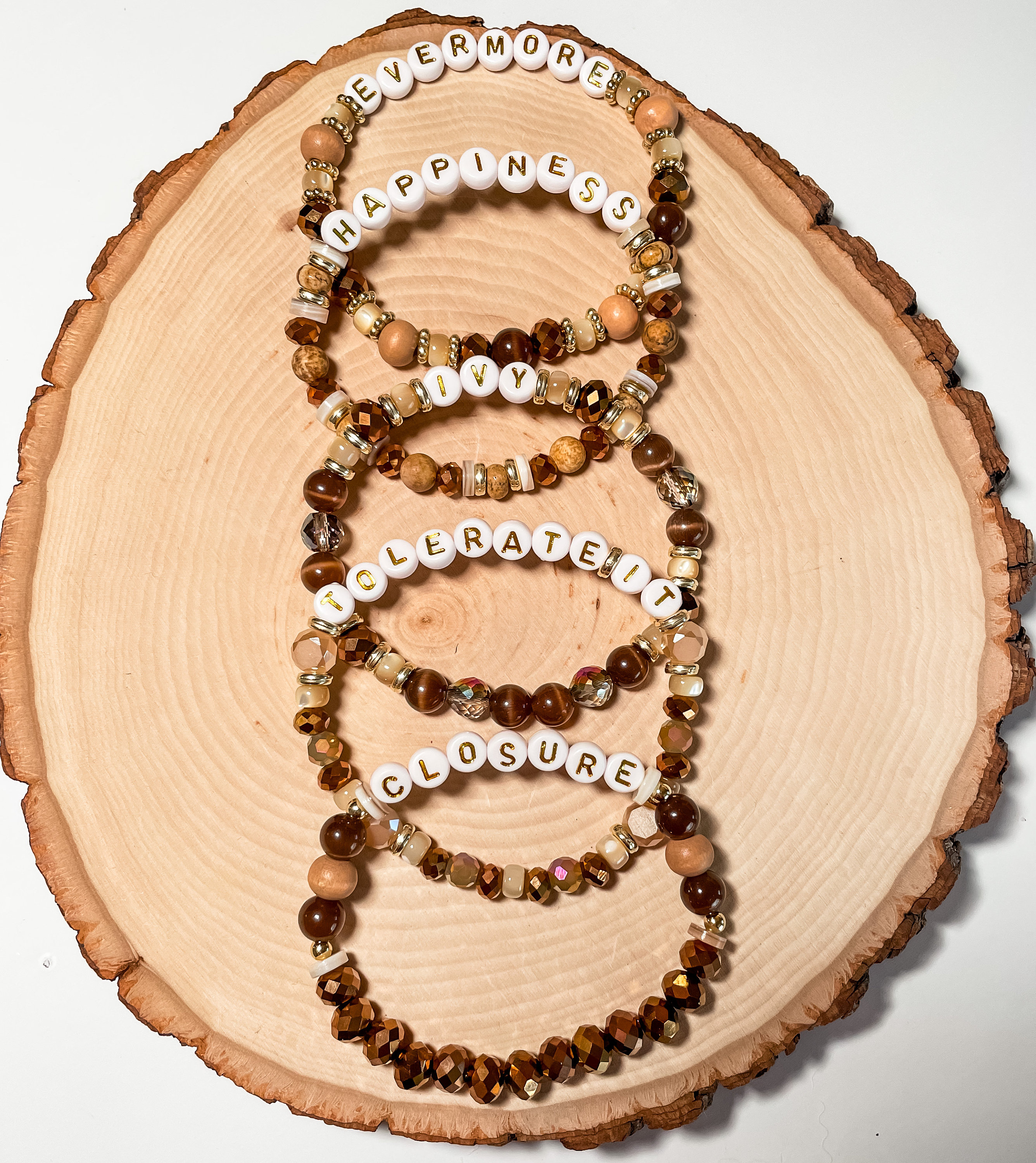 Era’s Tour Swiftie Bracelet Stack - Evermore Era - Evermore, Happiness ...